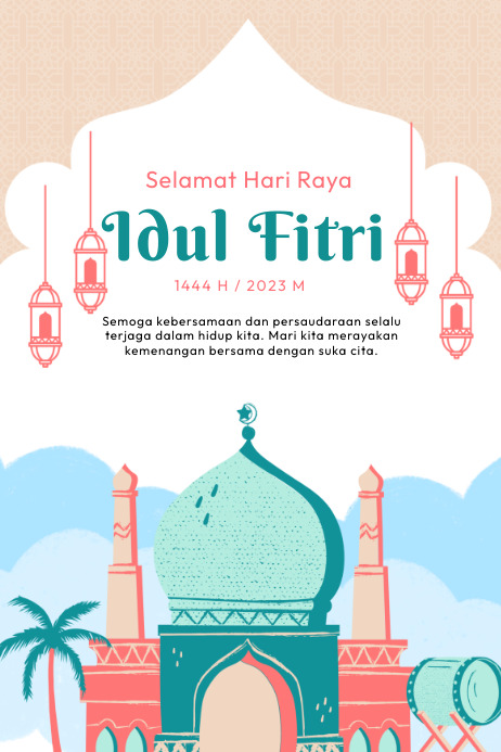 Idul Fitri Template | PosterMyWall