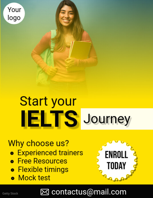 IELTS Coaching Template | PosterMyWall