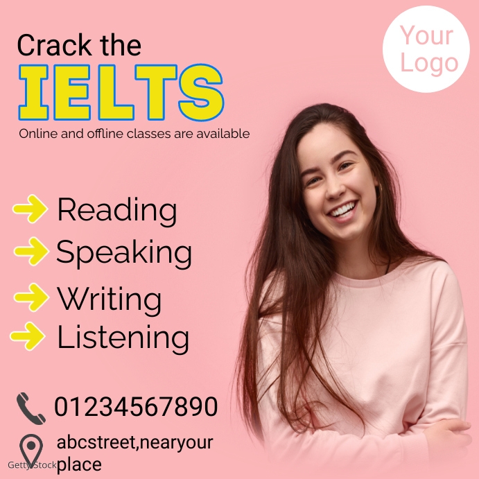 IELTS Coaching Template | PosterMyWall