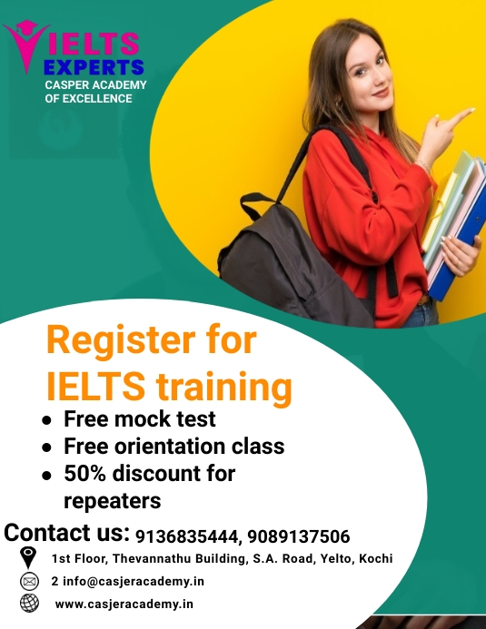 ielts coaching flyer template | PosterMyWall