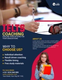 Maximalist Ielts Coaching Flyer Template Flye | PosterMyWall
