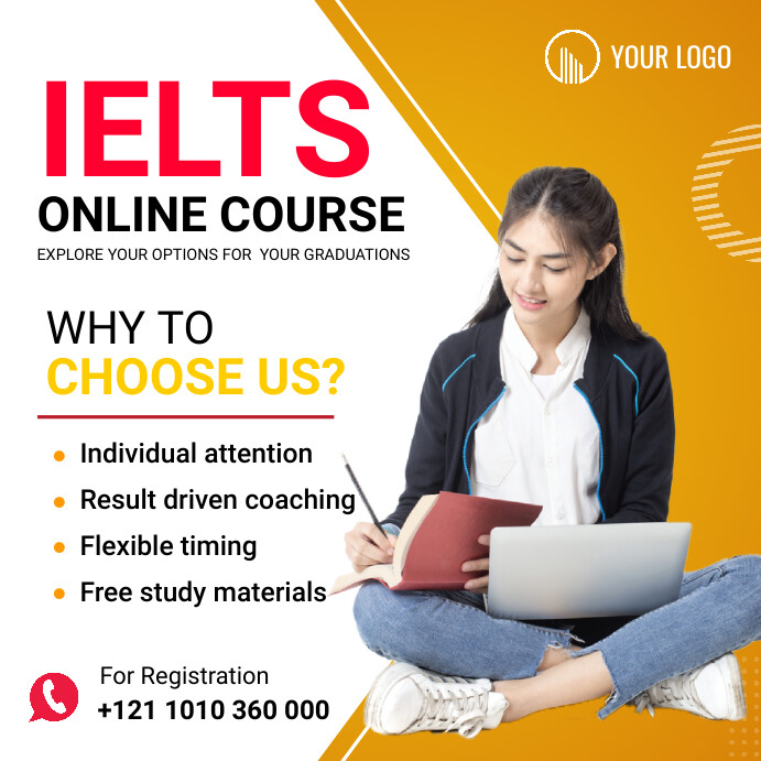 IELTS Coaching Instagram Post Template | PosterMyWall