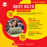 IELTS Coaching Post Template | PosterMyWall