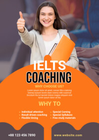 IELTS Course Ad Template | PosterMyWall