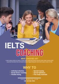 IELTS Course Ad Template | PosterMyWall