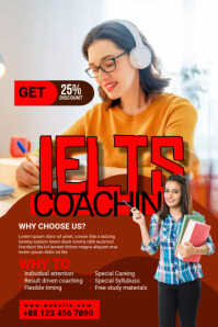 IELTS Course Ad Template | PosterMyWall