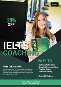 IELTS Course Ad Template | PosterMyWall