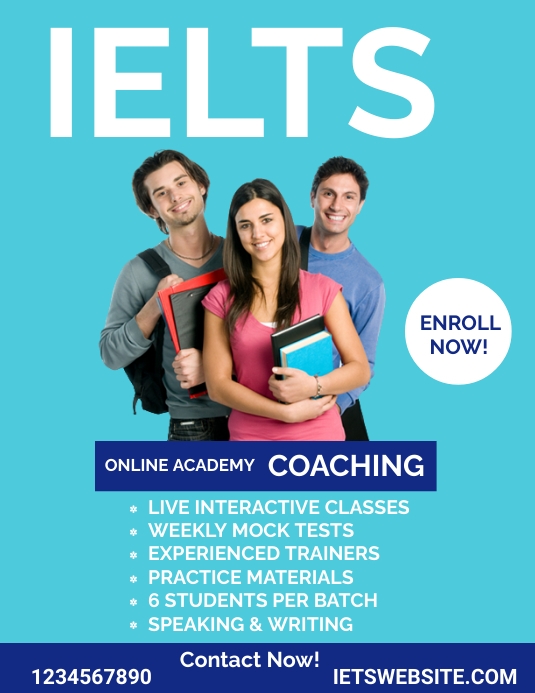 ielts flyer Template | PosterMyWall