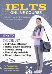 IELTS Online Course Ad Template | PosterMyWall