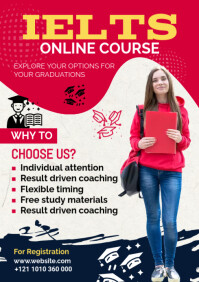 IELTS Online Course Ad Template | PosterMyWall