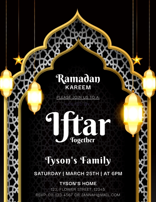 iftar Template | PosterMyWall