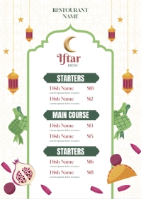 Iftar Menu Template | PosterMyWall