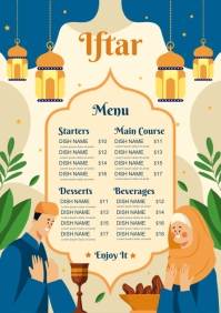 Iftar Menu Template | PosterMyWall