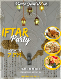 Iftar Invitation Flyer Template | PosterMyWall