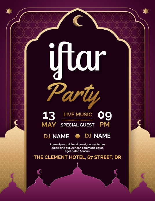 iftar party event Template | PosterMyWall
