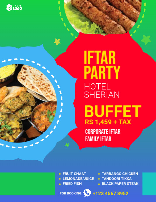 Iftar Party Food Offer Template | PosterMyWall