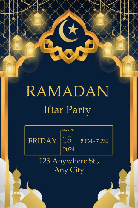 Iftar Party Poster Template | PosterMyWall