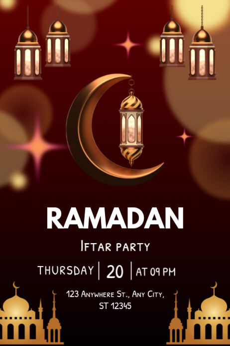 Iftar Party Poster Template | PosterMyWall