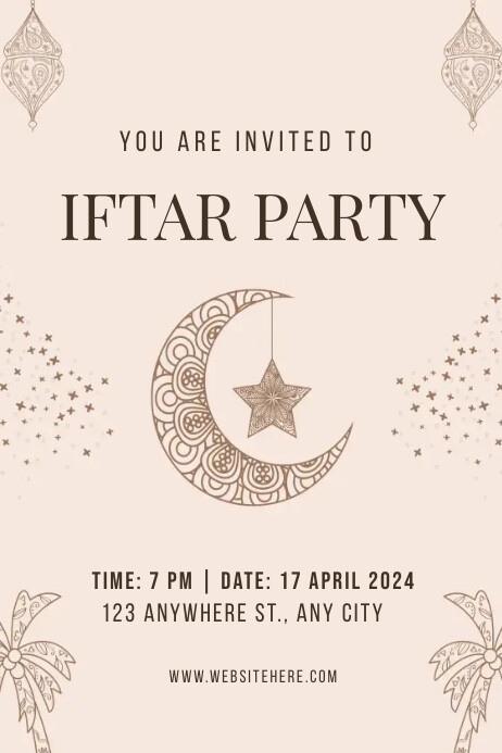 Iftar Party Poster Template | PosterMyWall
