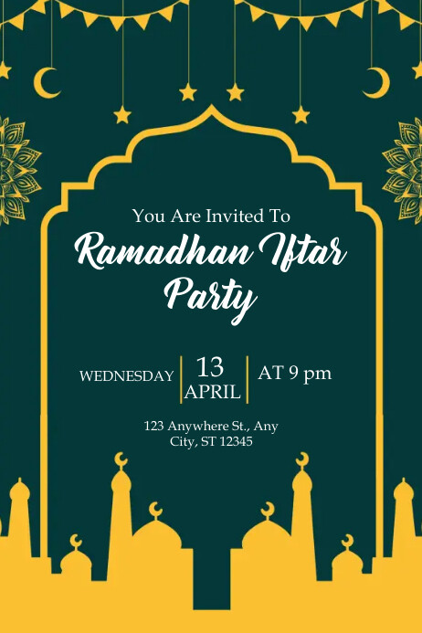 Iftar Party Poster Template | PosterMyWall