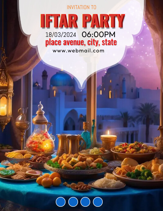 iftar party poster Template | PosterMyWall