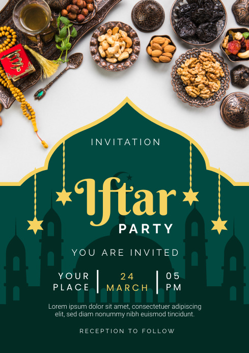 Copy of Iftar Ramadan Invitation Post | PosterMyWall