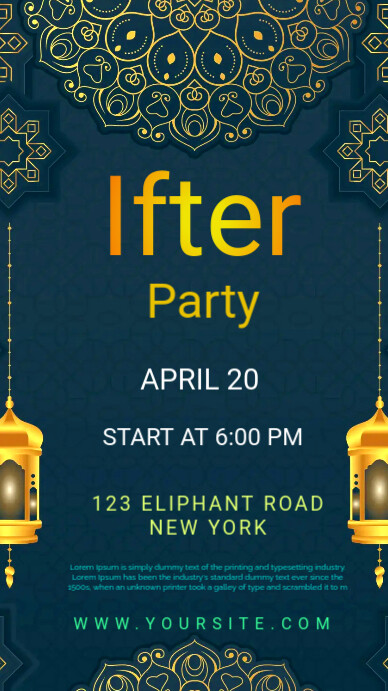 ifter party Template | PosterMyWall