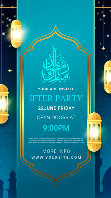 ifter party Template | PosterMyWall