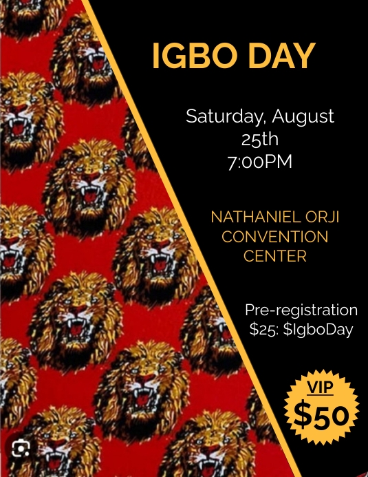 Igbo Day Isi Agu Flyer 2c (2) Template | PosterMyWall