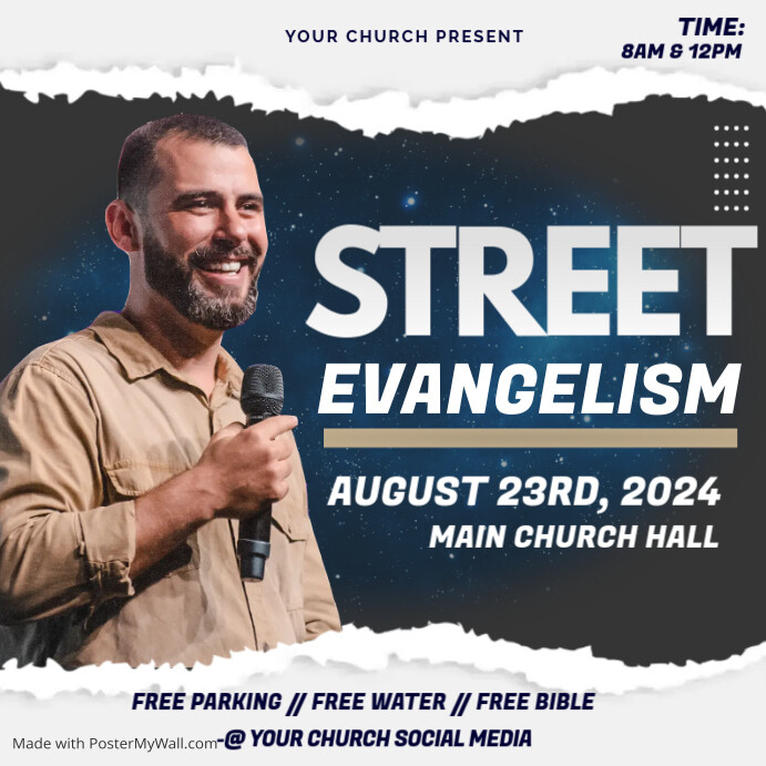 iglesia evangelismo Template | PosterMyWall