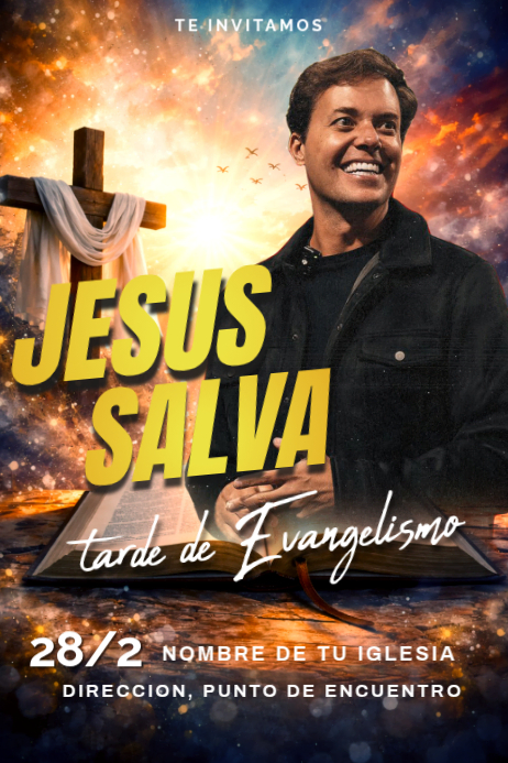 Iglesia Evangelismo Poster Template | PosterMyWall
