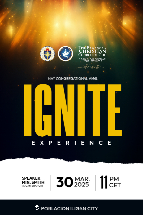 Ignite Experience Night Template | PosterMyWall