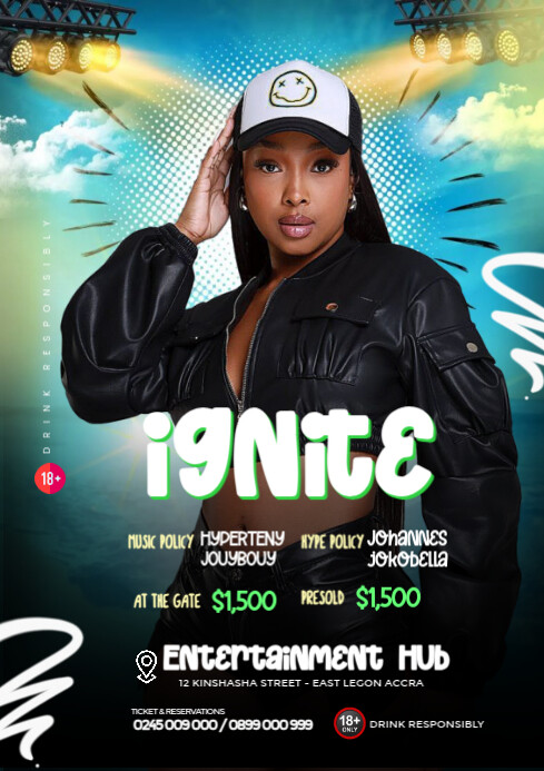 Copy of Ignite Party Design Template | PosterMyWall