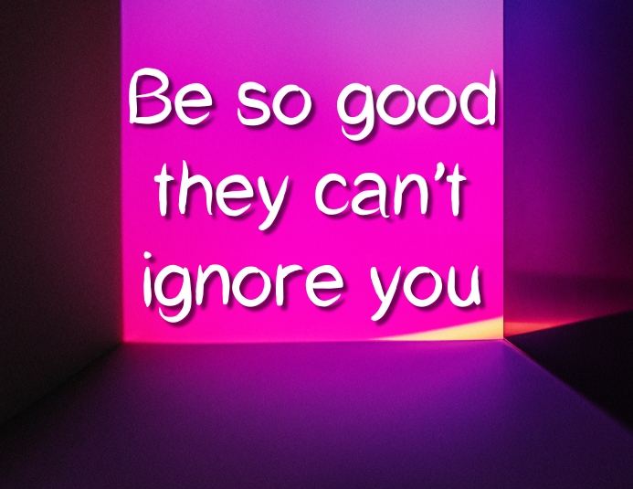 Ignore Instagram post quote template | PosterMyWall