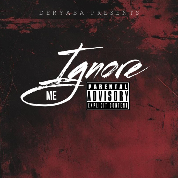 ignore me album cover Template | PosterMyWall