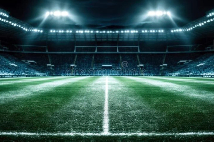 Illuminated stadium pitch Template | PosterMyWall