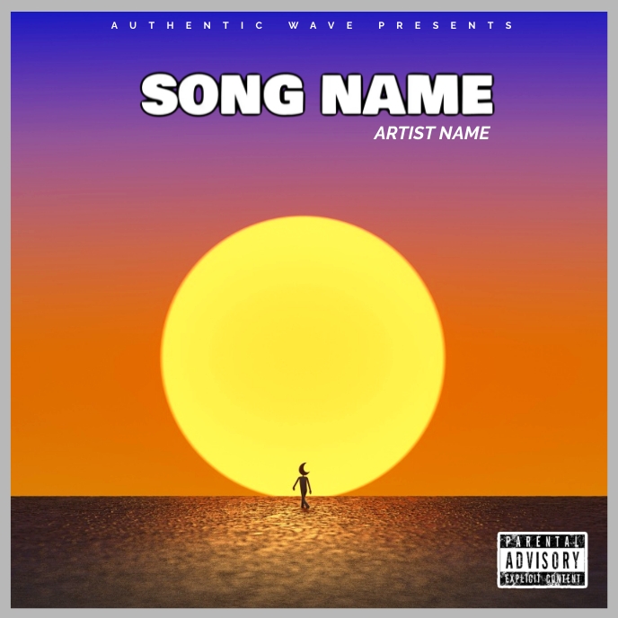 ILLUSTRATION ALBUM COVER TEMPLATE | PosterMyWall