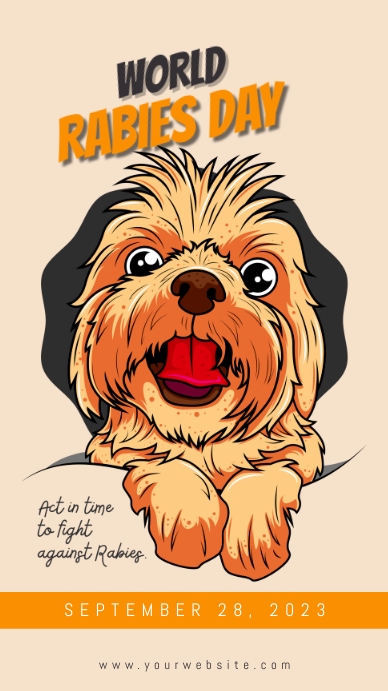 Illustration World Rabies Day Event Celebrat Template | PosterMyWall