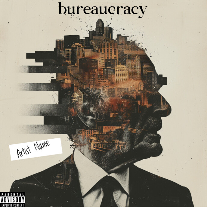 Illustrative Abstract Art Album Cover, Old Bu Template | PosterMyWall