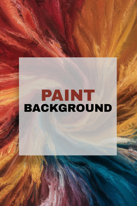 Plantilla de Illustrative Artististic Paint Background Po | PosterMyWall