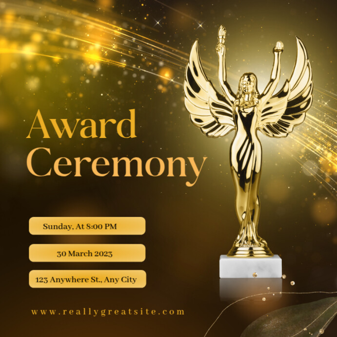 Copy of Illustrative Award Ceremony Instagram Post | PosterMyWall