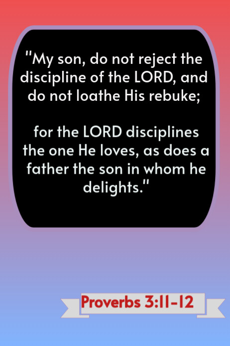 Illustrative Bible Verse Poster Template | PosterMyWall