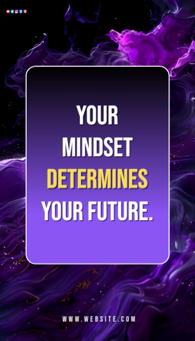 Copy of Illustrative Black Background Typography Inspirational Quote ...