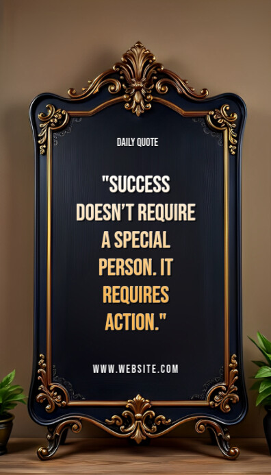 Copy of Illustrative Black Background Typography Inspirational Quote ...