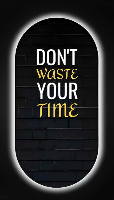 Copy of Illustrative Black Background Typography Inspirational Quote ...