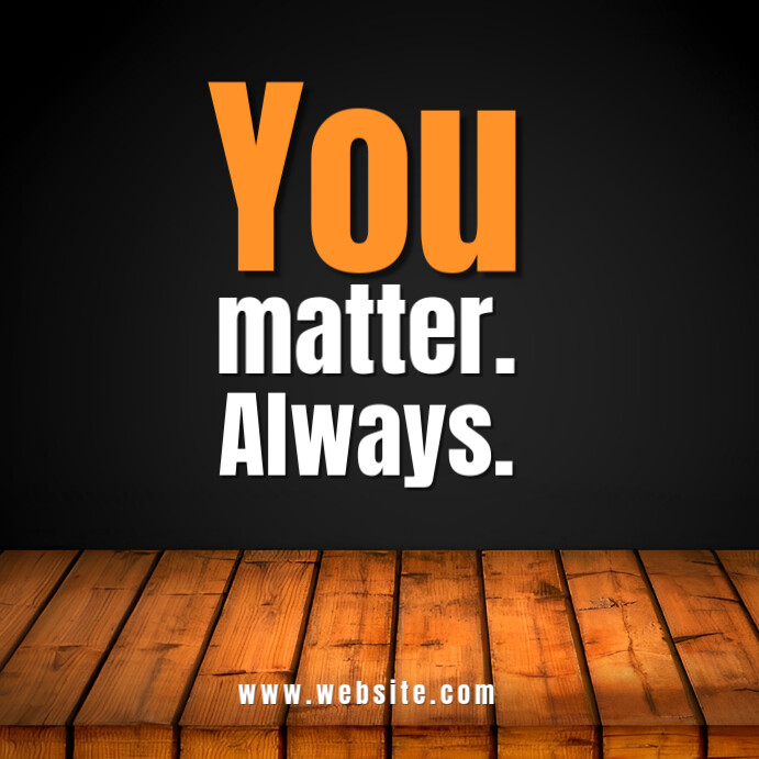 Copy of Illustrative Black Background Typography Inspirational Quote ...