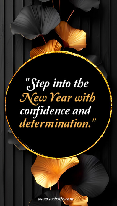 Copy of Illustrative Black Background Typography Inspirational Quote ...