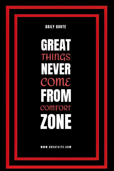 Copy of Illustrative Black Background Typography Inspirational Quote ...