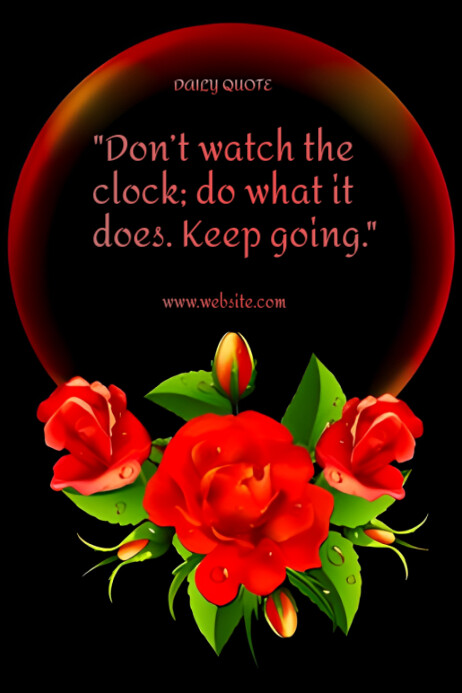 Copy of Illustrative Black Background Typography Inspirational Quote ...