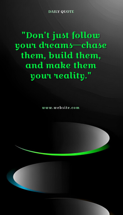 Copy of Illustrative Black Background Typography Inspirational Quote ...